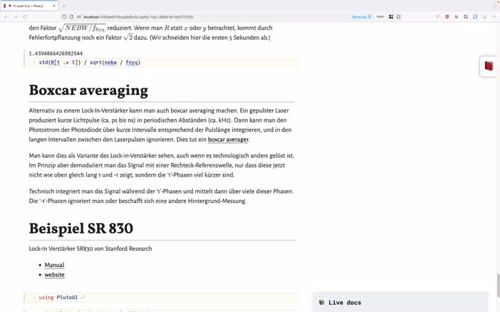 11.4 Boxcar averaging